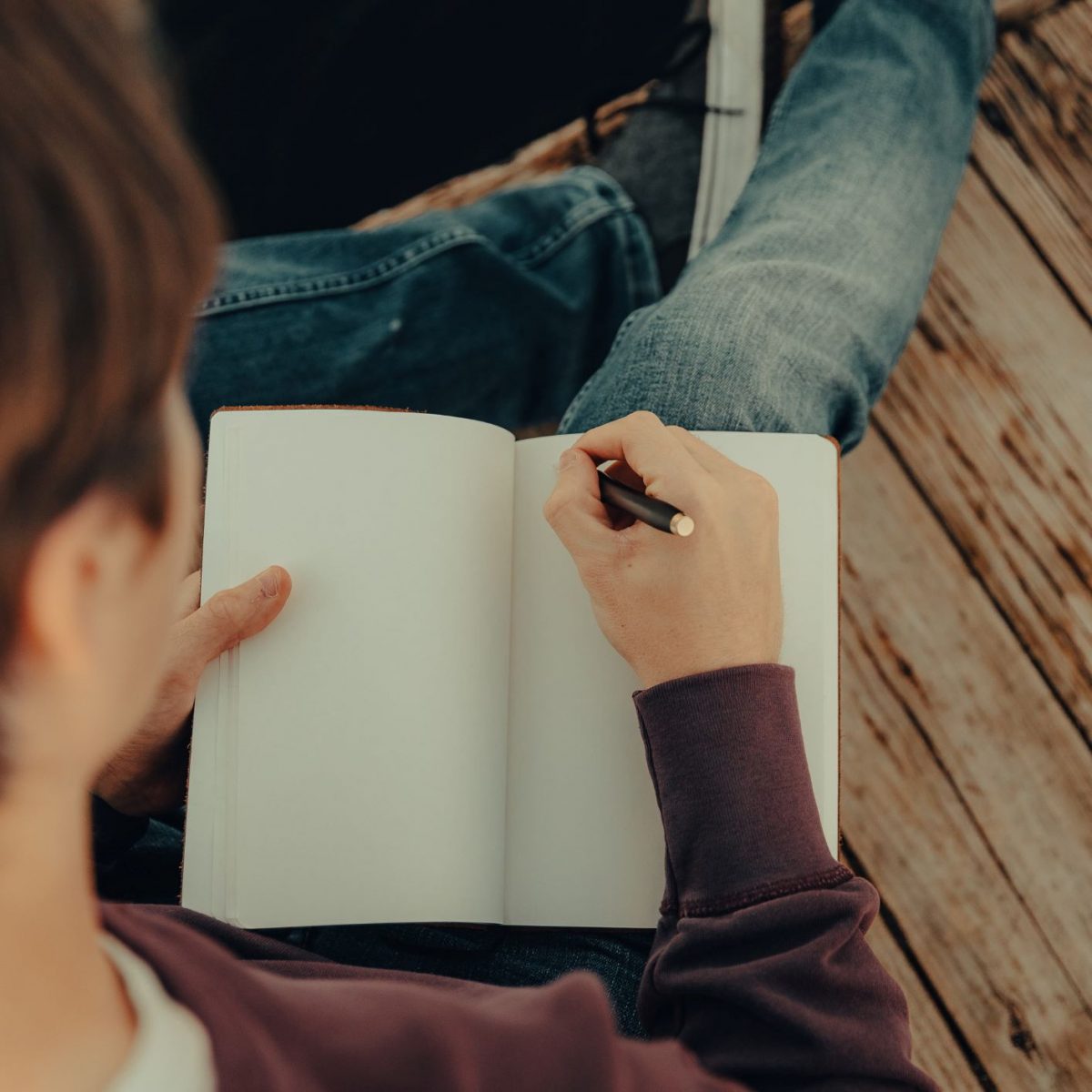 Leather Notebook - Engrave your own design - Unique and personal